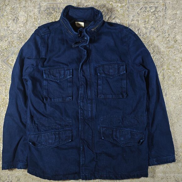GAP | Jackets & Coats | Gap Jacket Mens Large Blue M65 Field Cargo ...